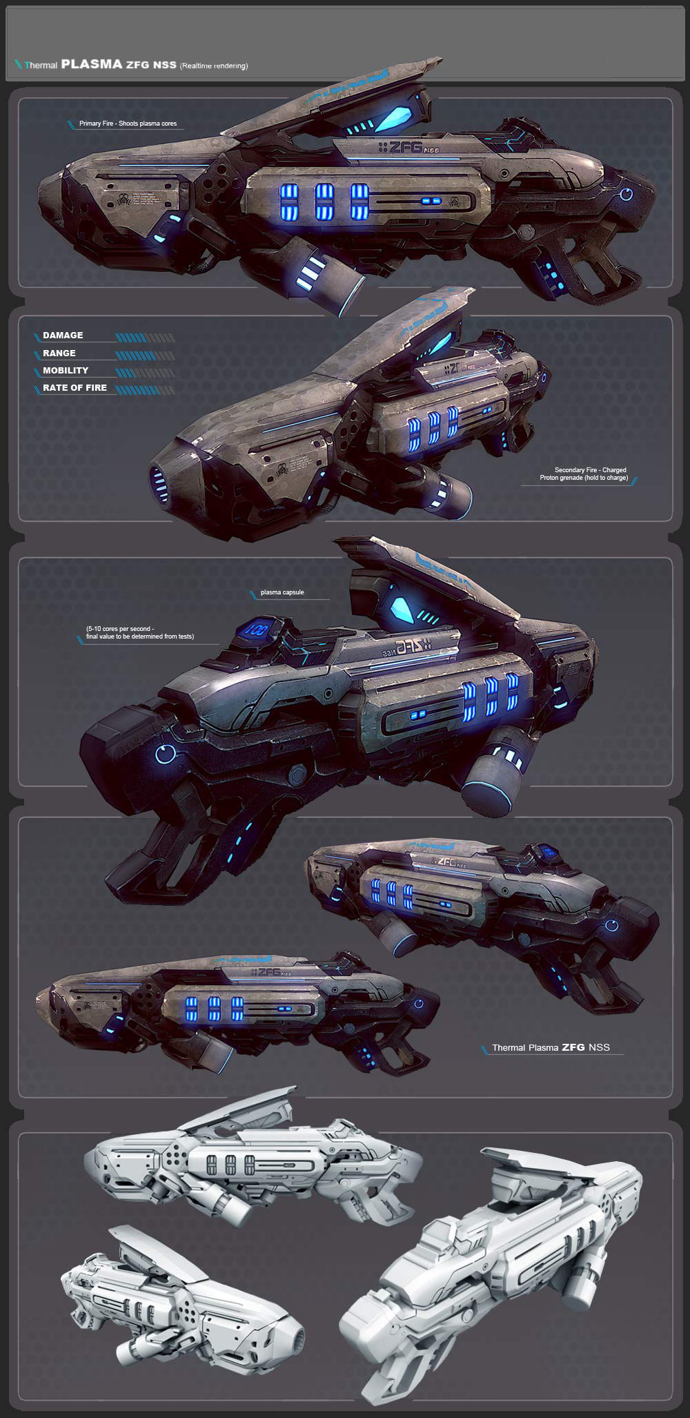 3D model Scifi Plasma Gun VR / AR / low-poly | CGTrader