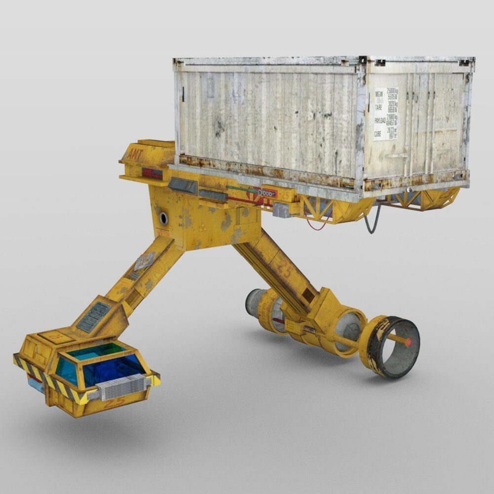 StarTug - Wavefront obj format 3D model | CGTrader