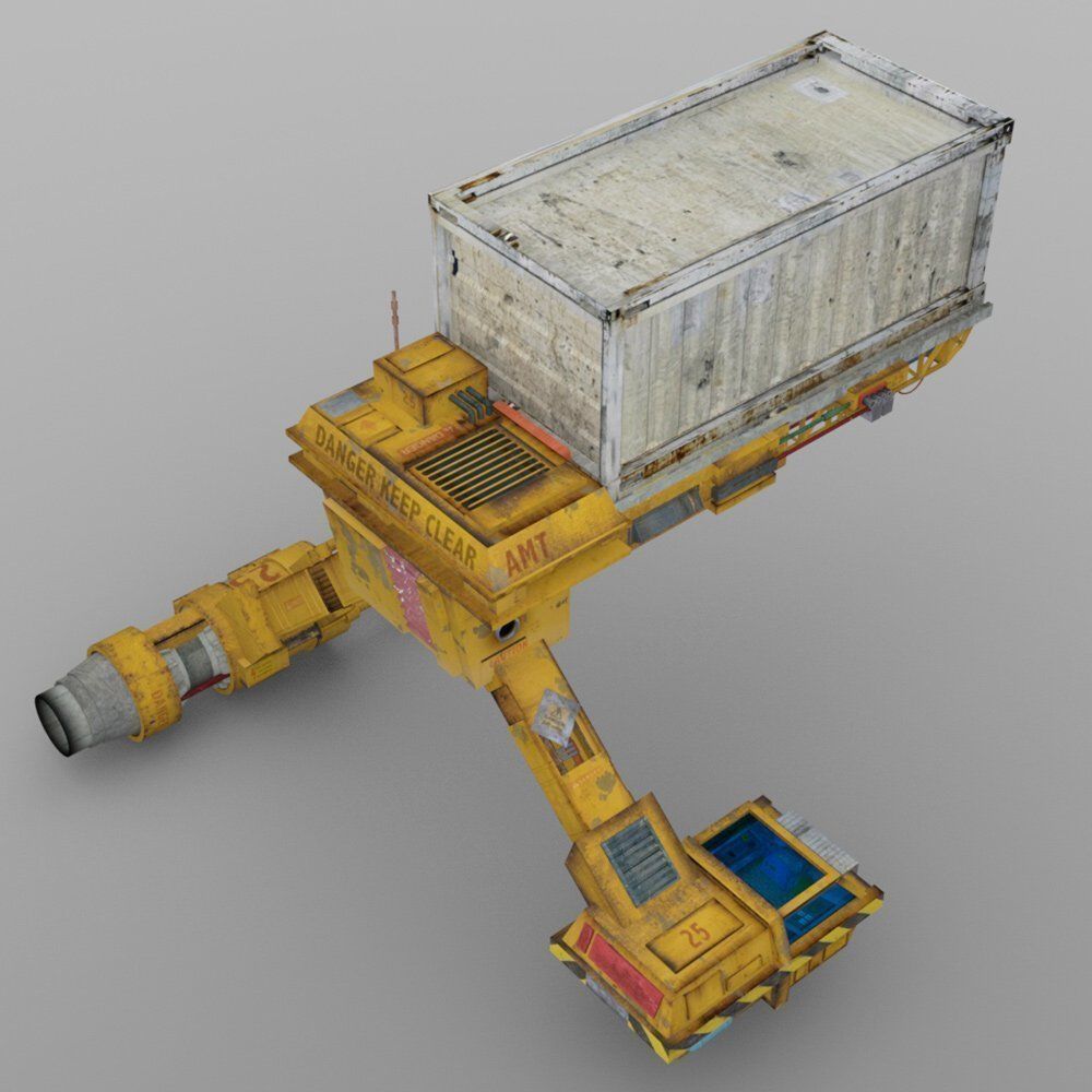 StarTug - Wavefront obj format 3D model | CGTrader