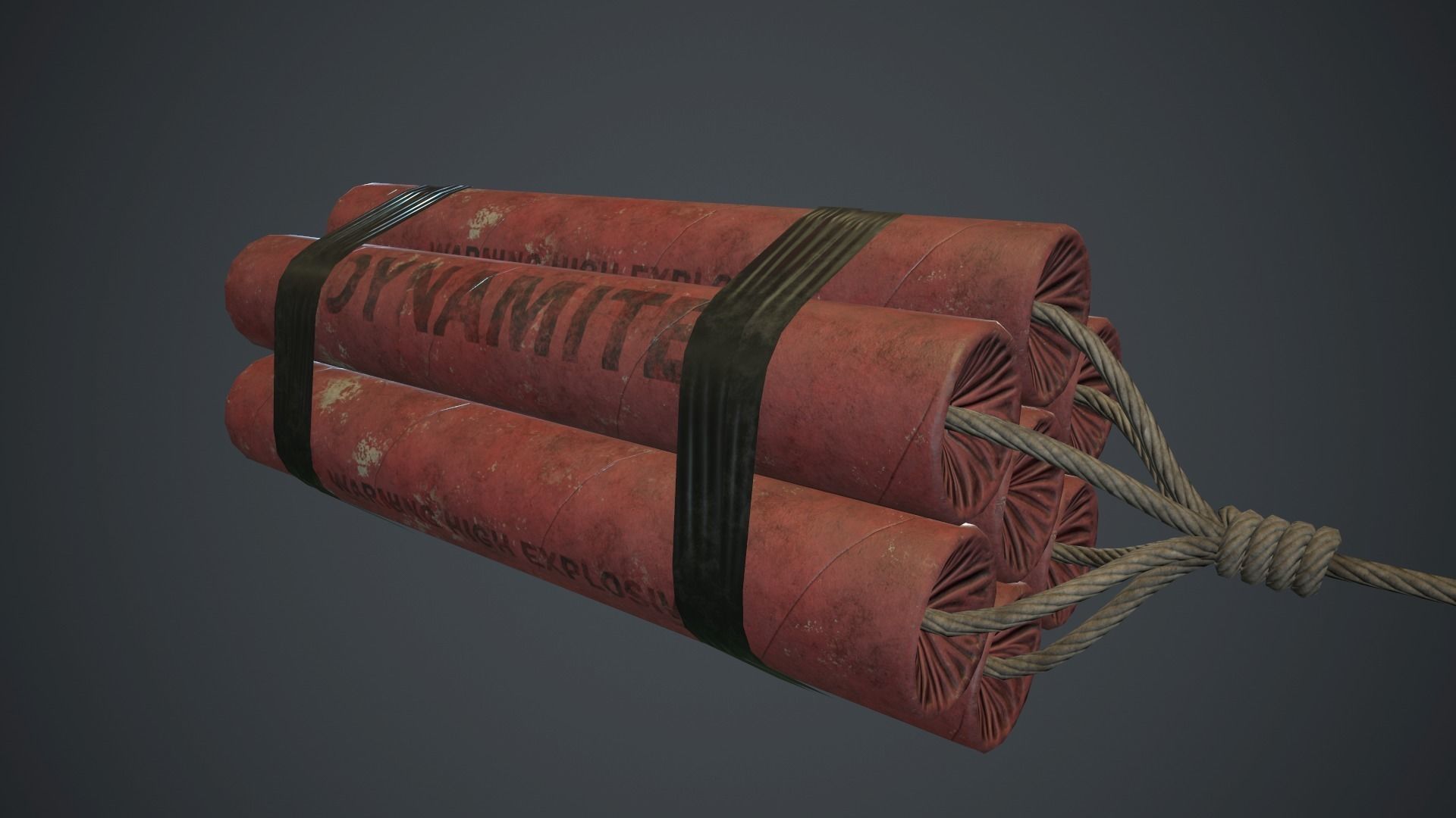 3D model 7 Dynamite Pack PBR Game Ready VR / AR / low-poly | CGTrader