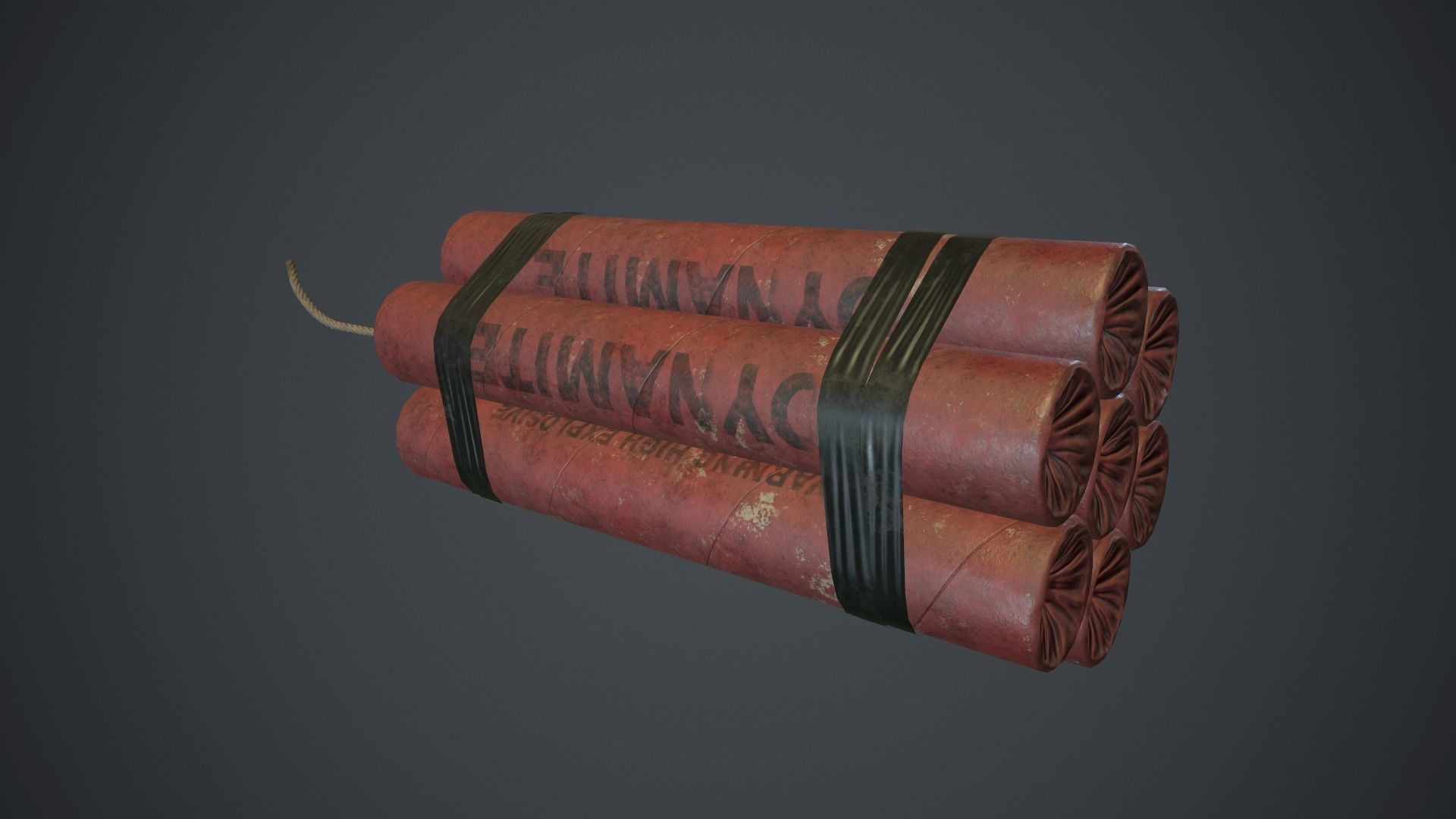 3D model 7 Dynamite Pack PBR Game Ready VR / AR / low-poly | CGTrader