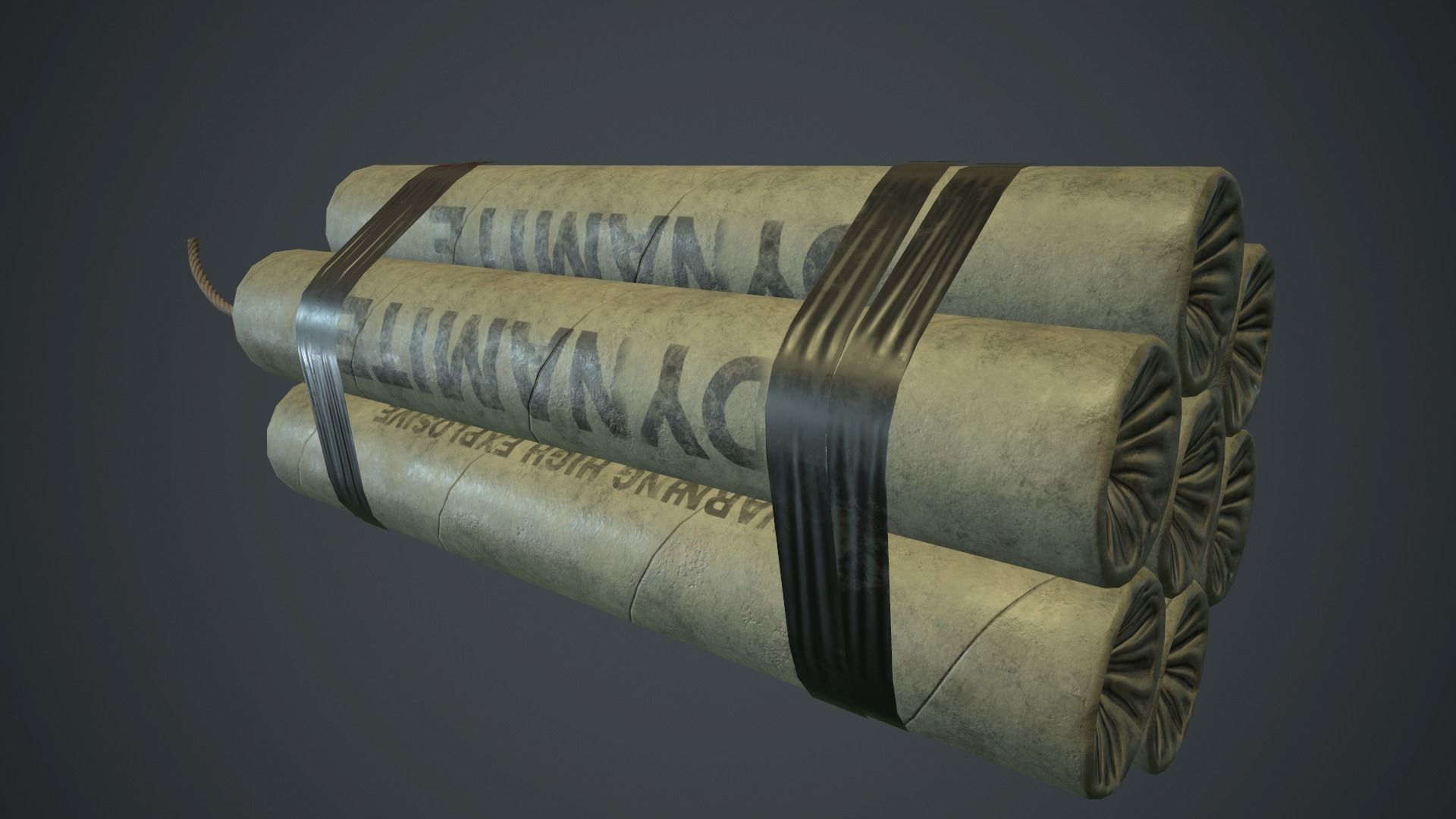 3D model 7 Dynamite Pack PBR Game Ready VR / AR / low-poly | CGTrader