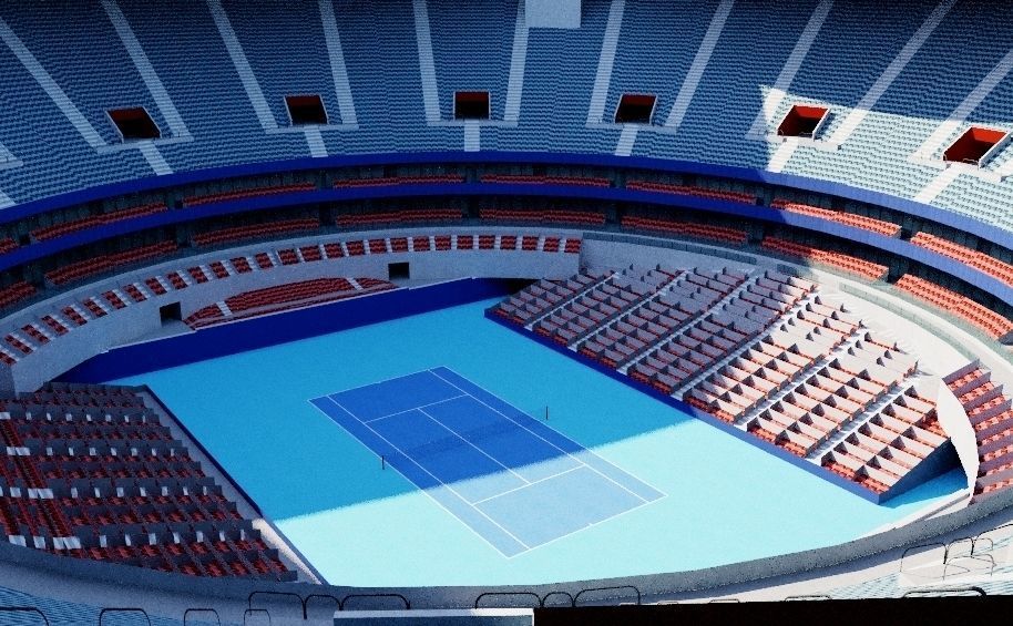 3D model Beijing National Tennis Center VR / AR / low-poly | CGTrader