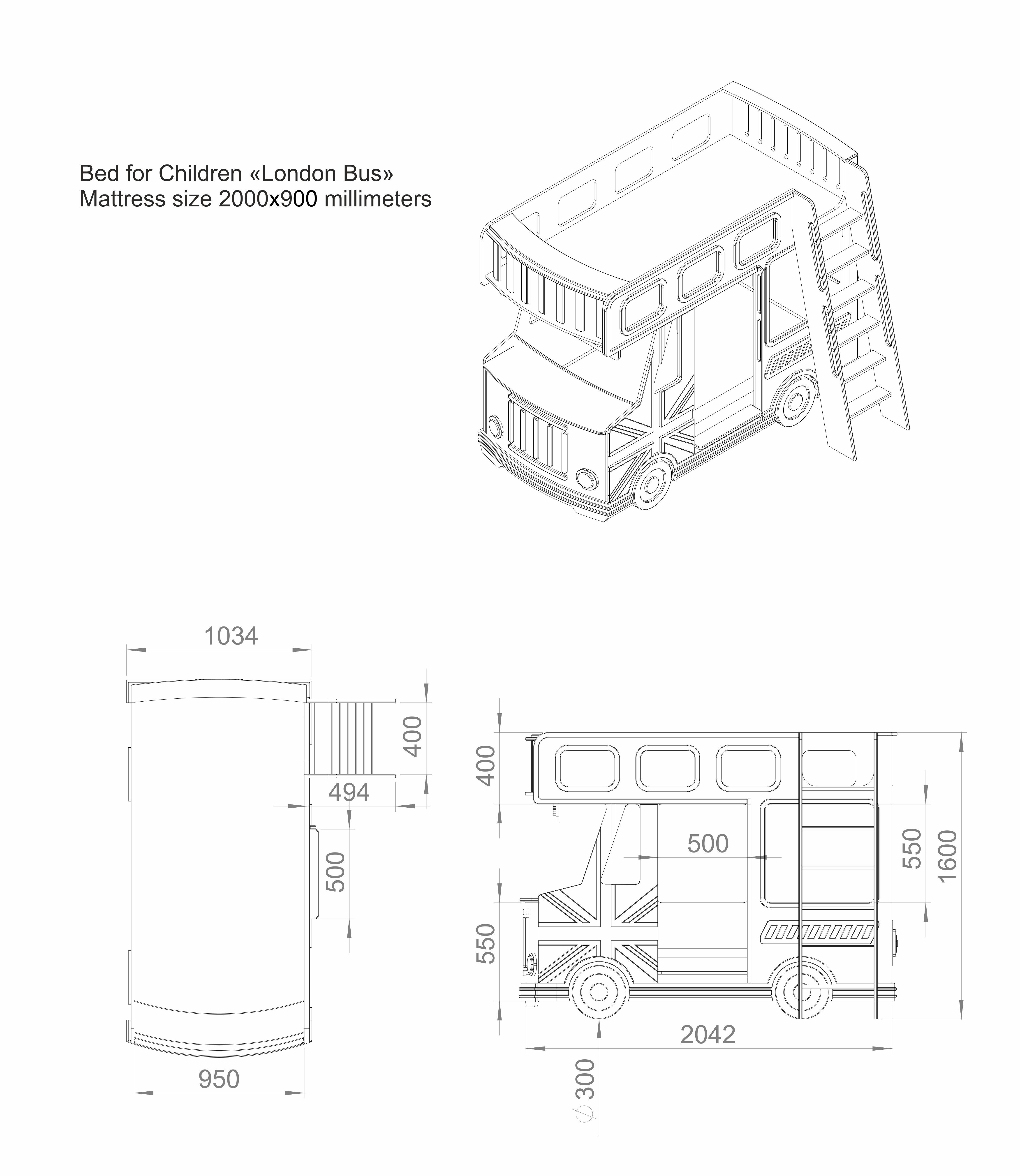 London Bus 3D model | CGTrader