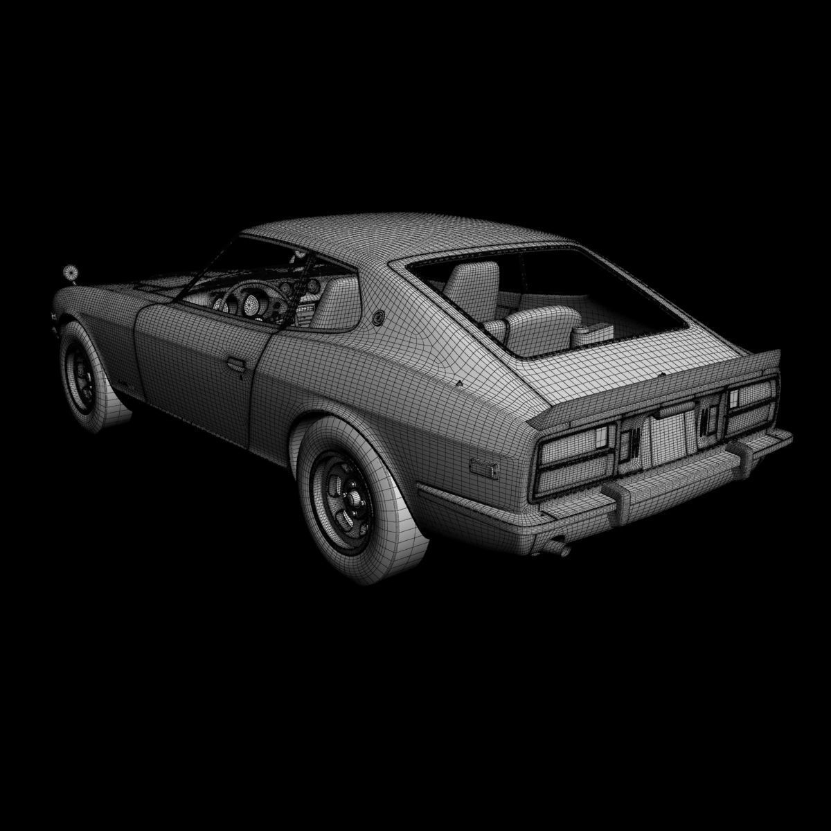 Datsun 260Z 2 plus 2 3D model | CGTrader