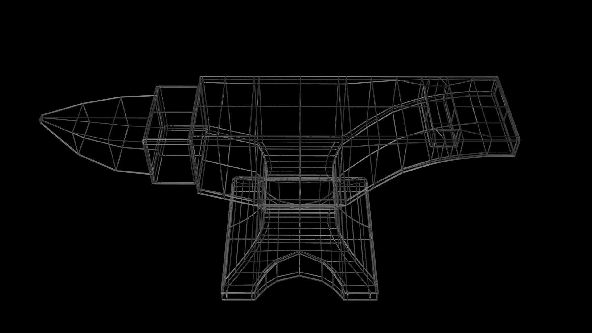 3D model Low poly Anvil VR / AR / low-poly | CGTrader