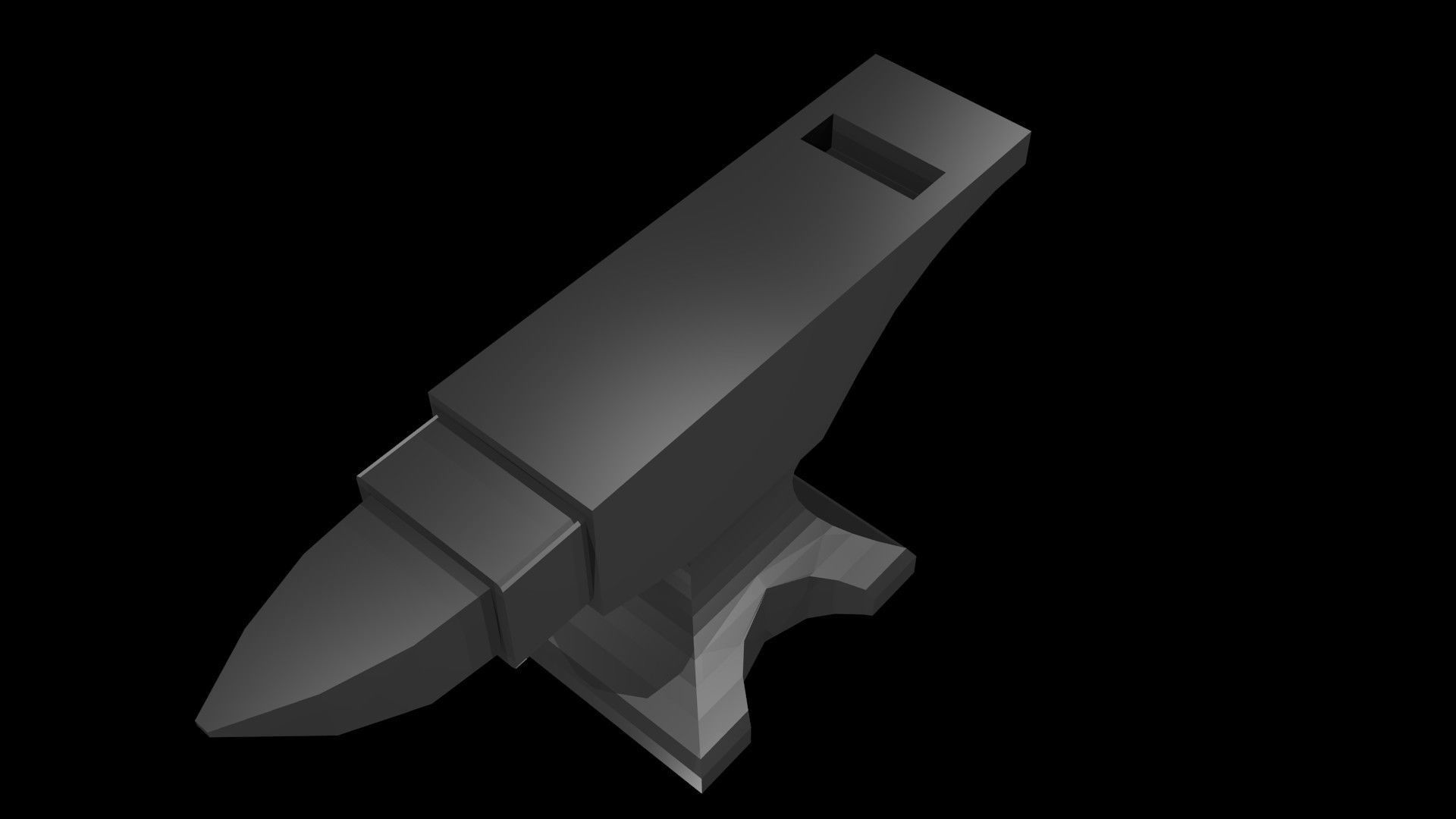 3D model Low poly Anvil VR / AR / low-poly | CGTrader