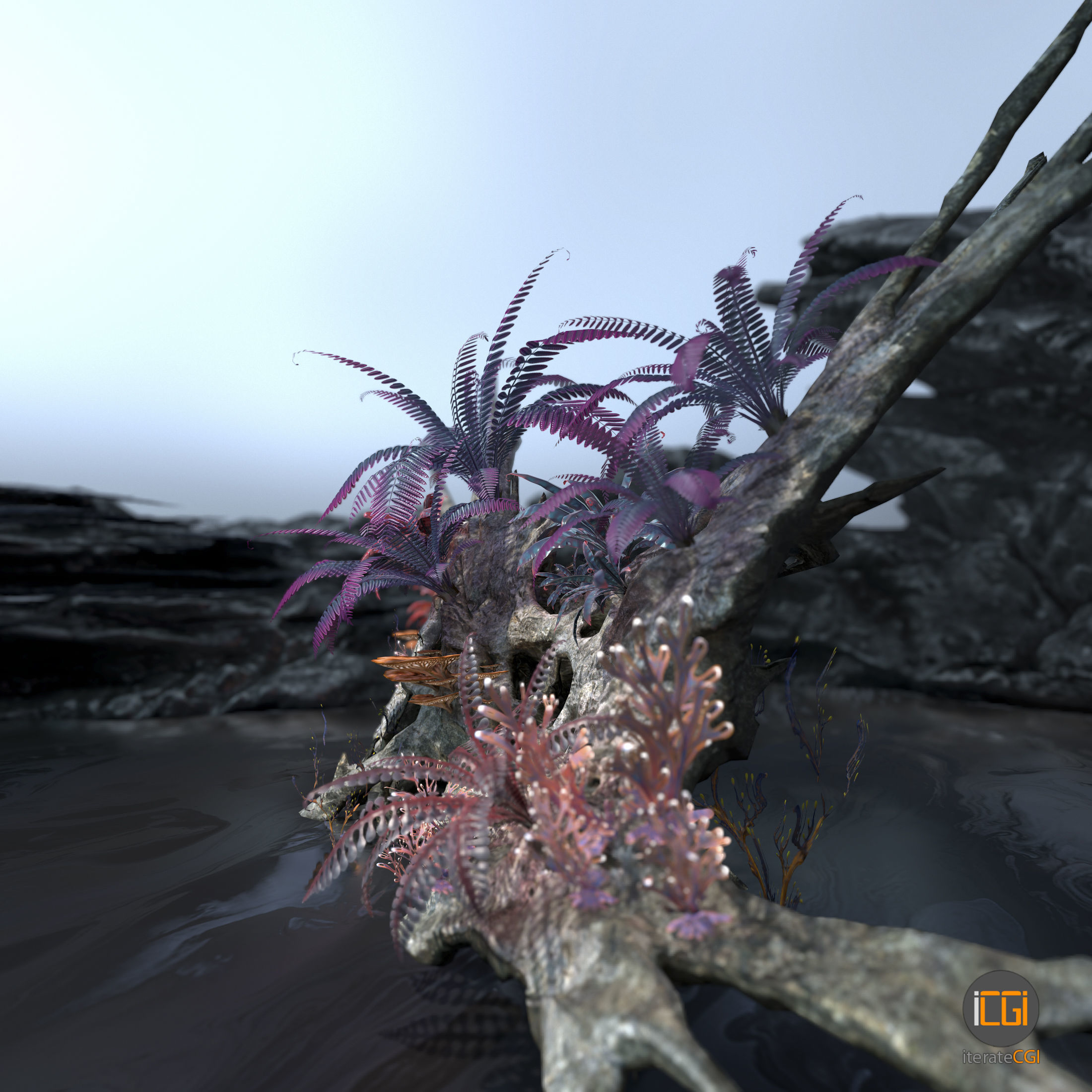 3D model Alien Vegetation collection 1 VR / AR / low-poly | CGTrader