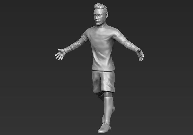 Neymar 3D printing ready stl obj formats 3D model 3D printable | CGTrader