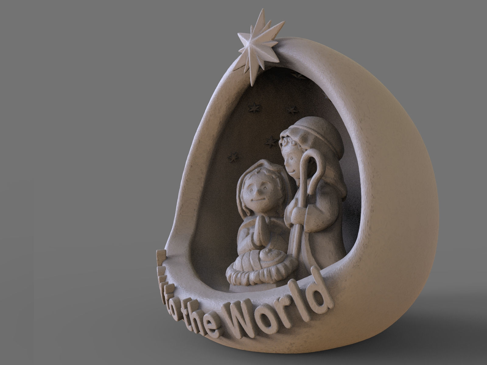 Nativity - Crib free 3D model 3D printable | CGTrader
