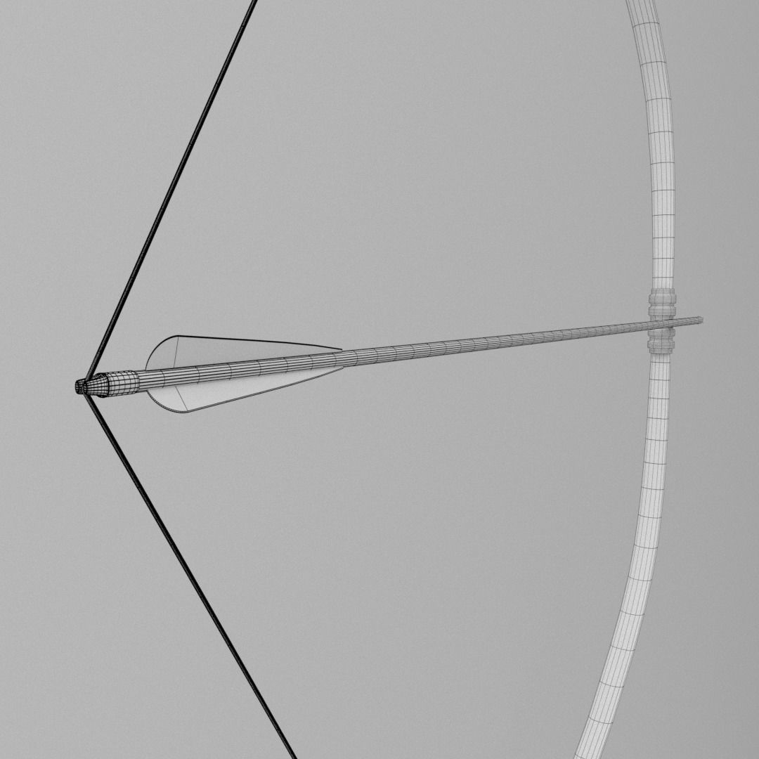 Animated Archery Bow Shooting Arrow 3D model animated | CGTrader