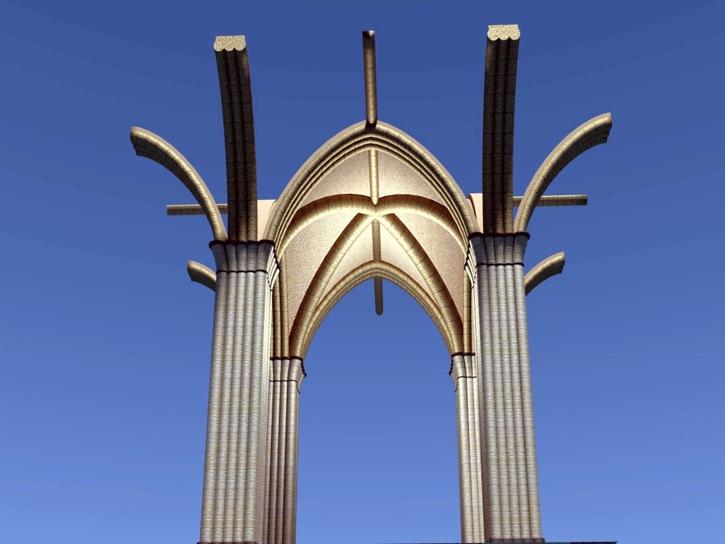 Early English Arch 3D model | CGTrader