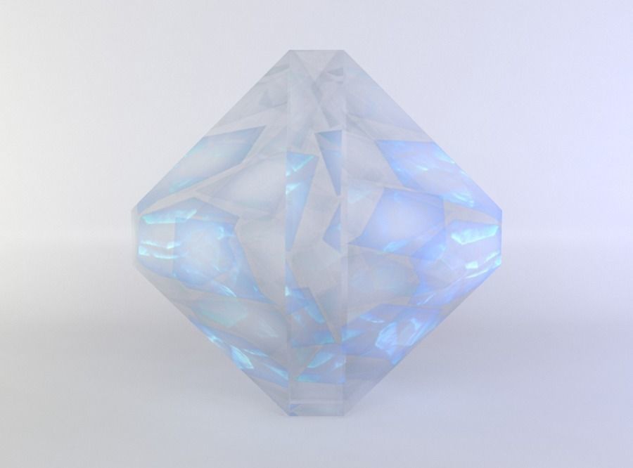 3D model Diamond VR / AR / low-poly OBJ FBX C4D LWO DAE LXO