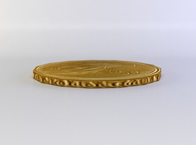 3D model Single coin VR / AR / low-poly | CGTrader