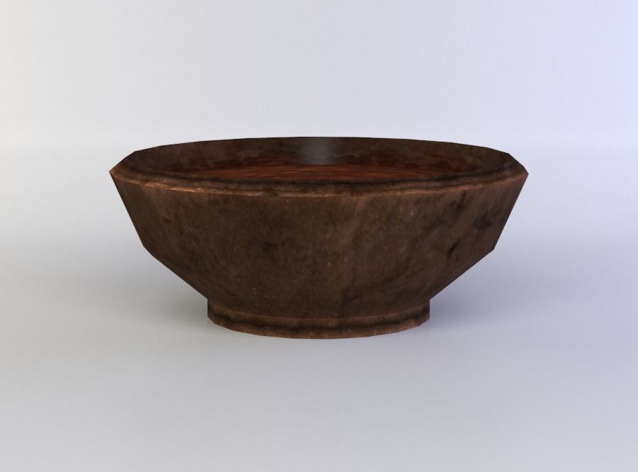 3D model Soup bowl VR / AR / low-poly | CGTrader