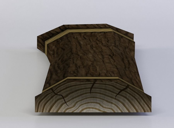 3D model Log plank VR / AR / low-poly | CGTrader