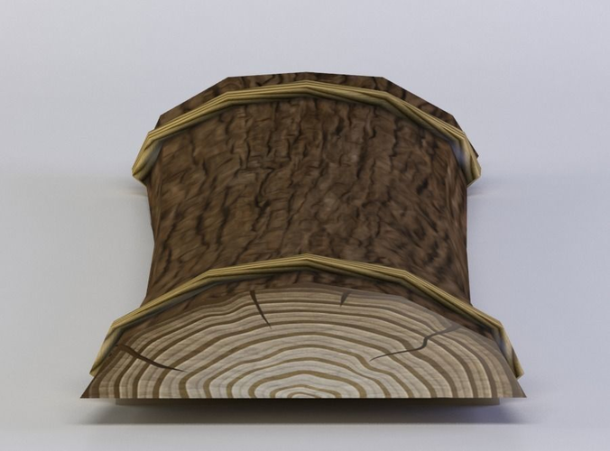 3D model Log plank VR / AR / low-poly | CGTrader