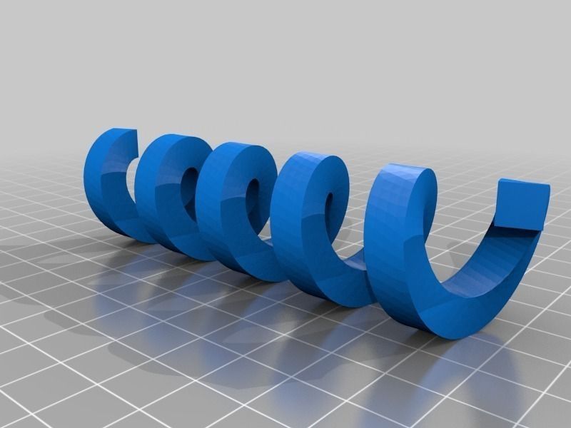Helix in different shapes free 3D model 3D printable | CGTrader