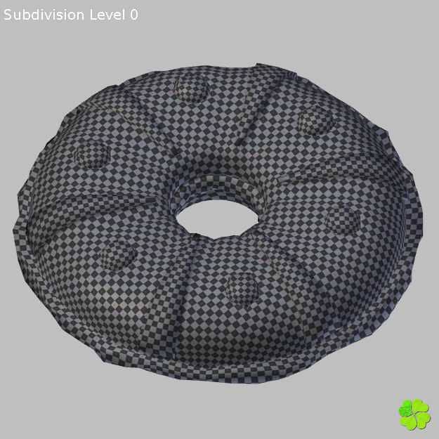 3D model King cake low poly VR / AR / low-poly | CGTrader