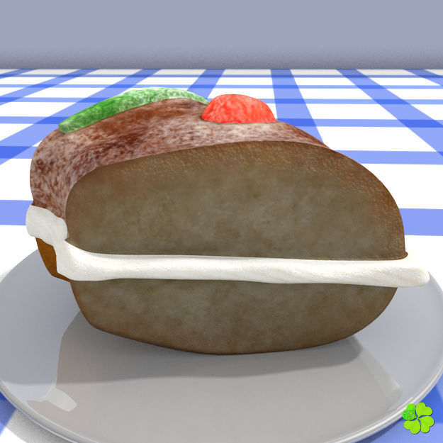 3D model King cake low poly VR / AR / low-poly | CGTrader