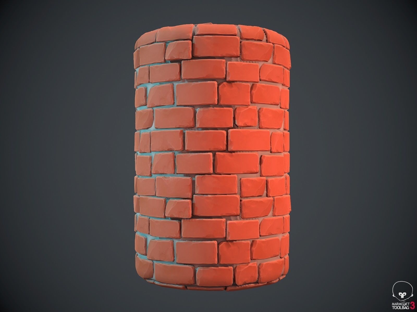 Stylized wall brick free Texture | CGTrader