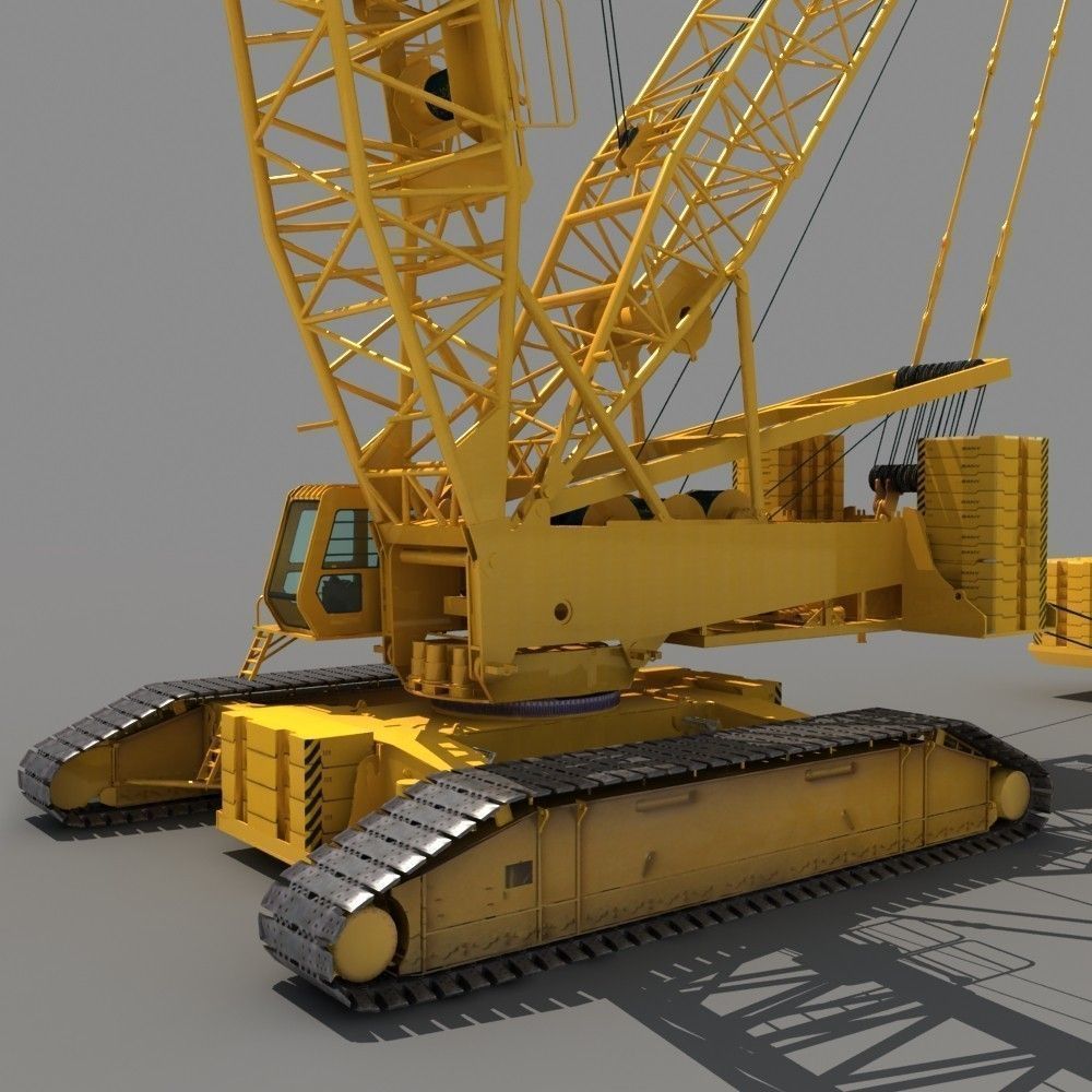 Crawler Crane 3D model | CGTrader
