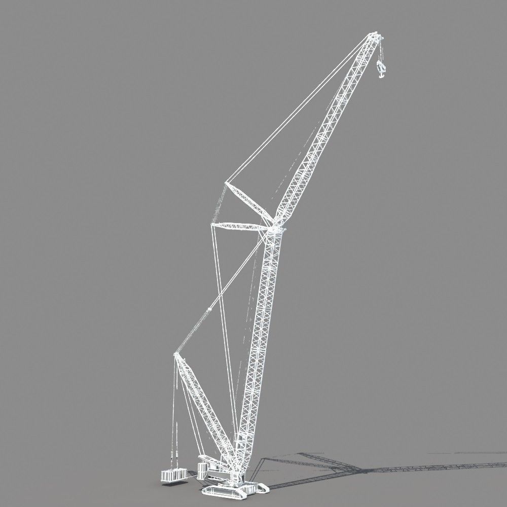 Crawler Crane 3D model | CGTrader
