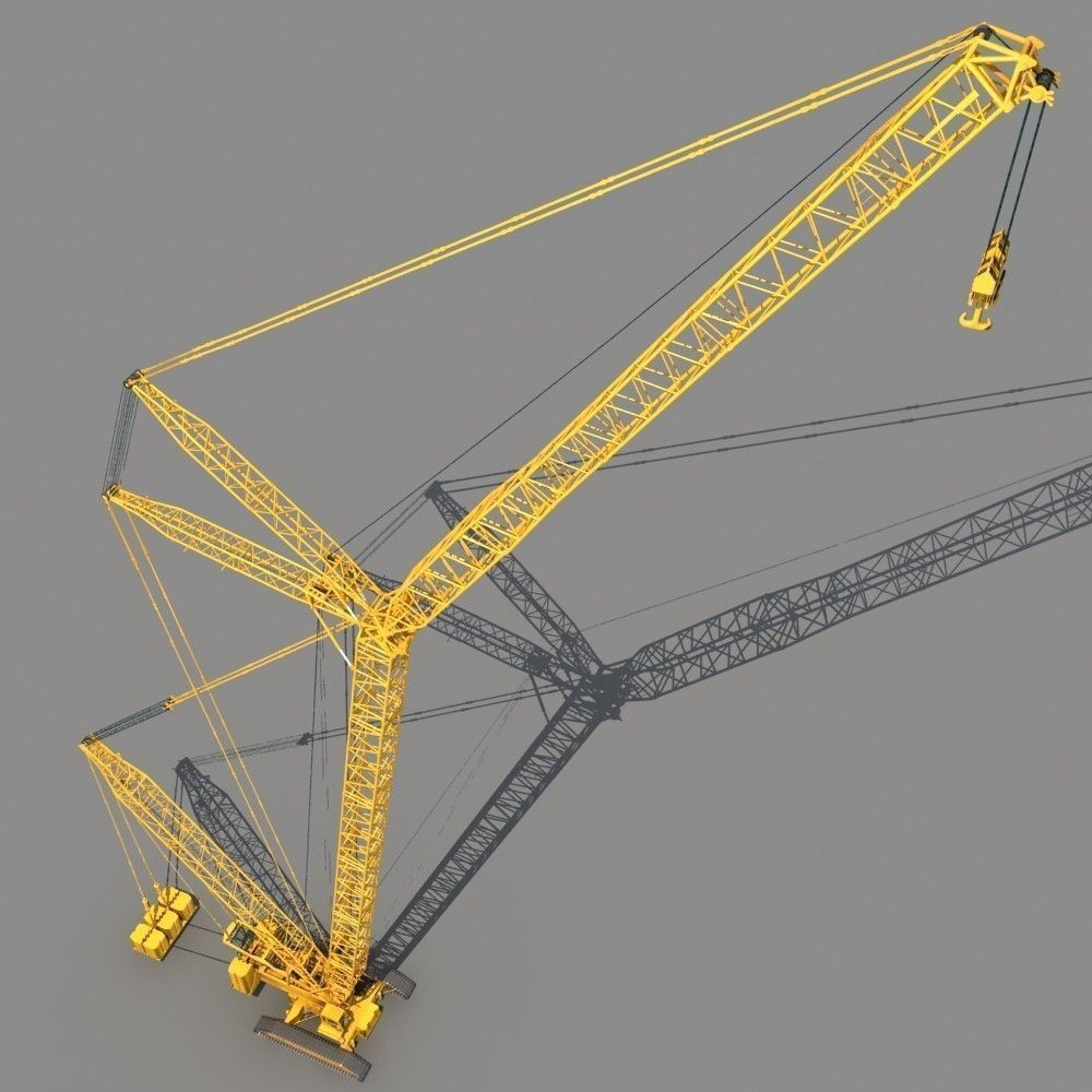 Crawler Crane 3D model | CGTrader