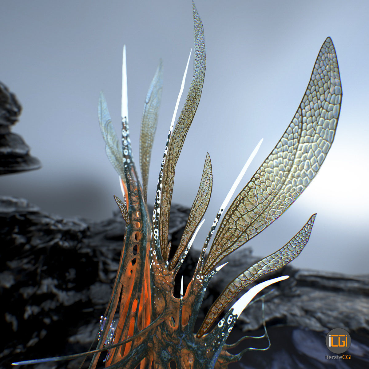 3D model Alien Plant Fern Type 6 VR / AR / low-poly | CGTrader