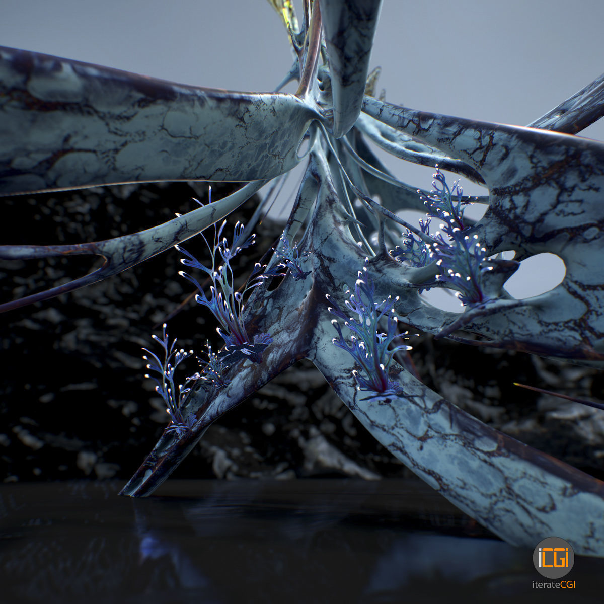 3D model Alien Plant Fern Type 6 VR / AR / low-poly | CGTrader