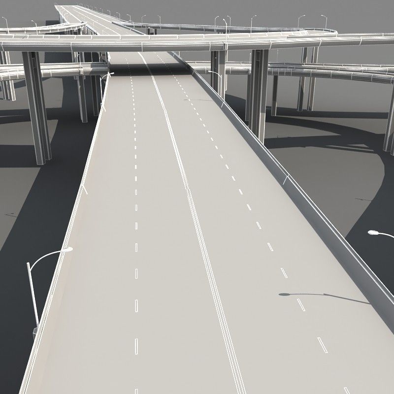 Highway Viaduct 3D model | CGTrader