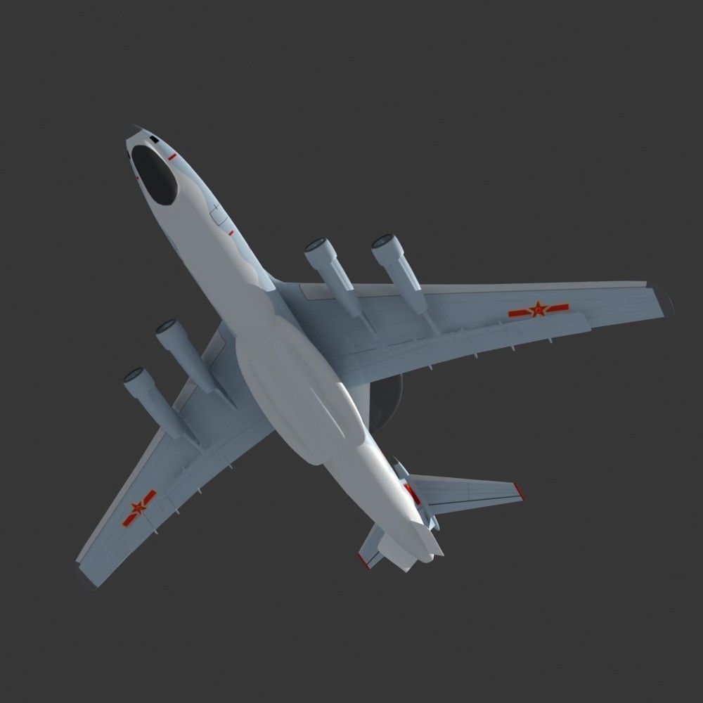 KJ 2000 AWACS 3D model | CGTrader
