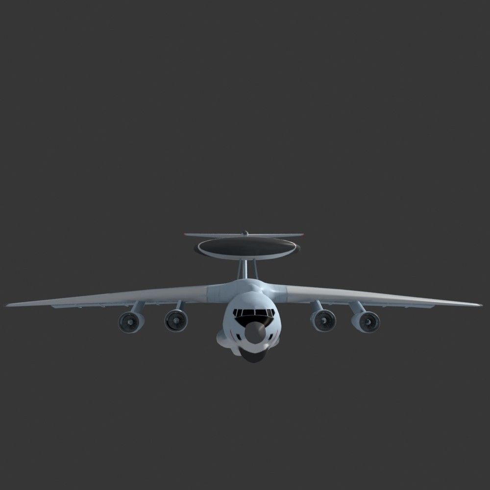 KJ 2000 AWACS 3D model | CGTrader