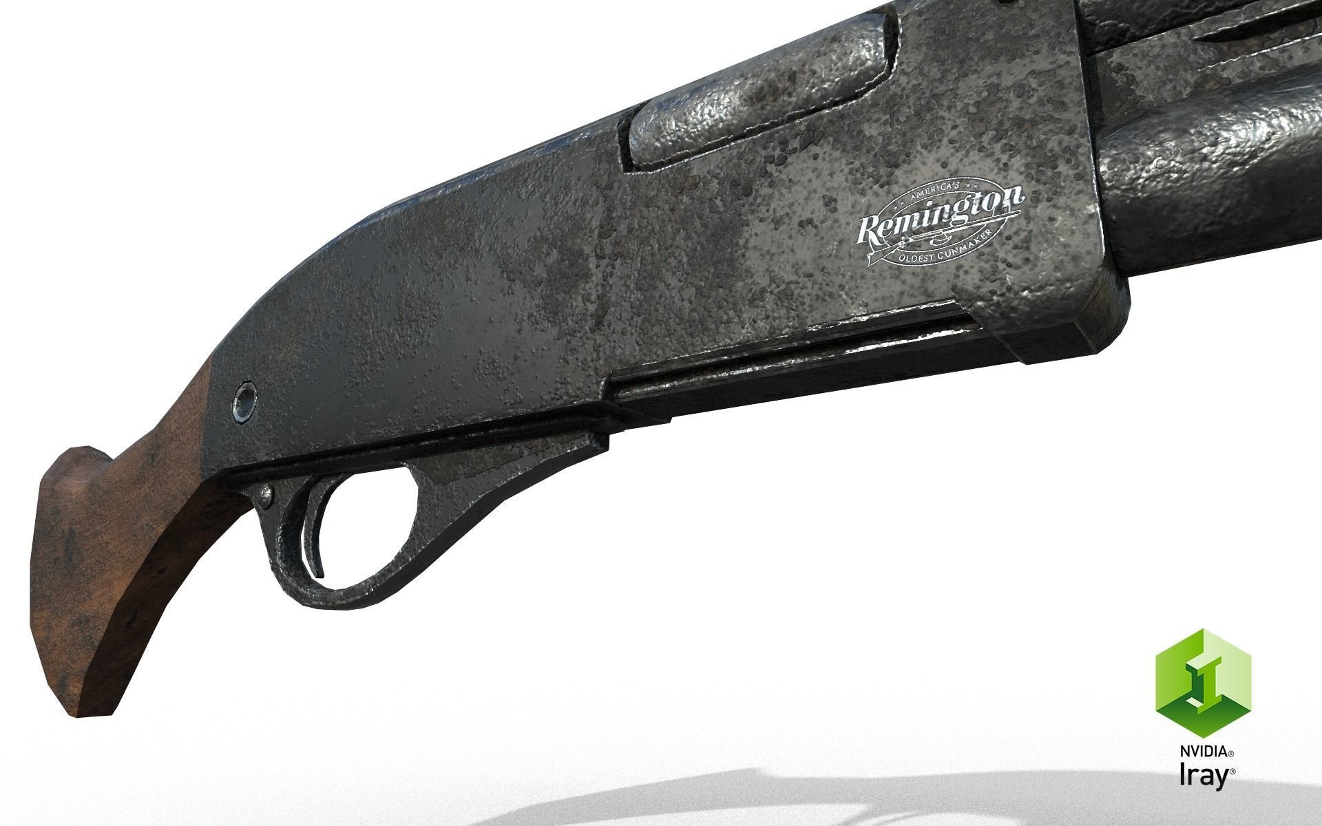 3D model Sawed Off Shotgun VR / AR / low-poly | CGTrader