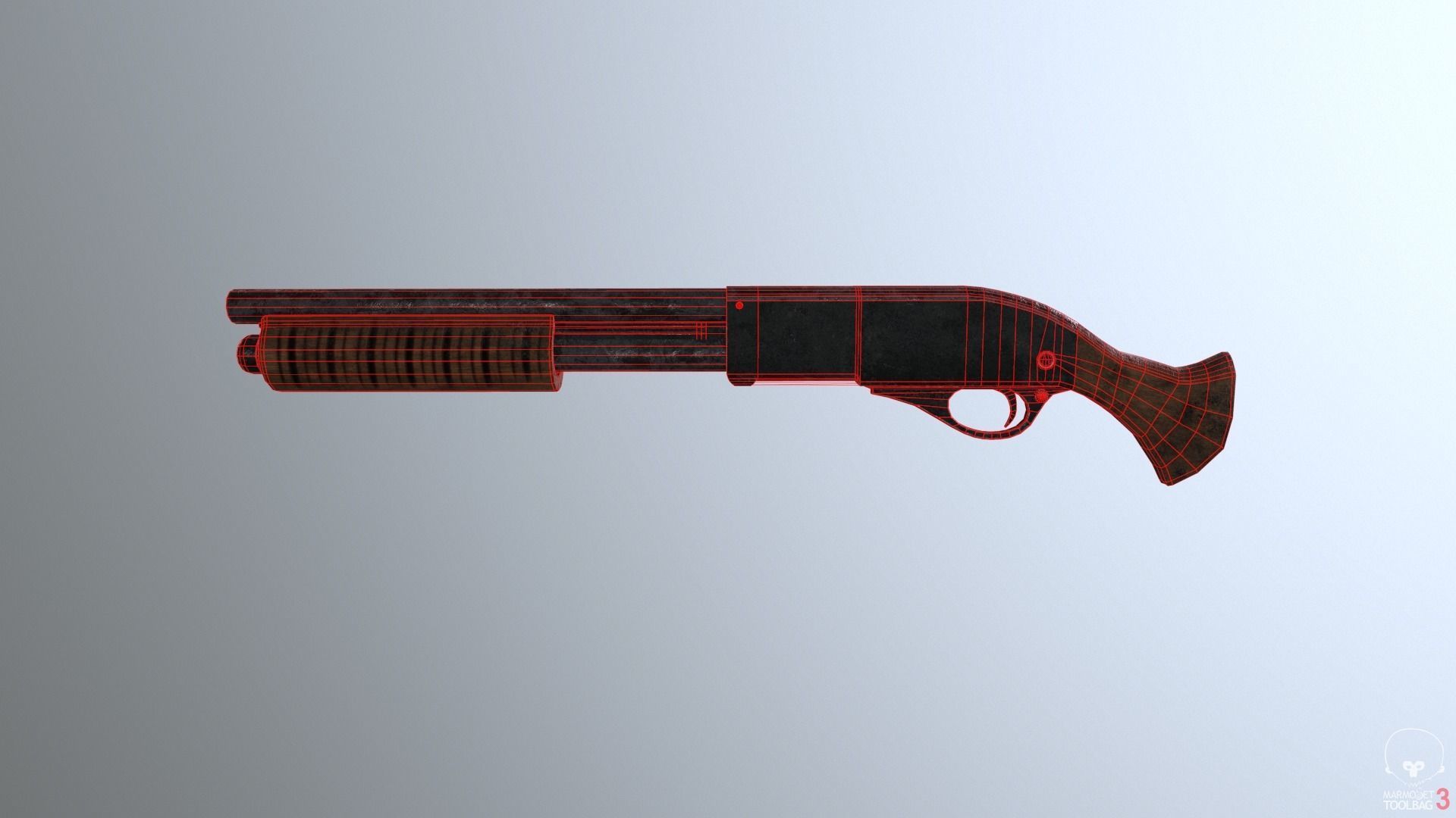 3D model Sawed Off Shotgun VR / AR / low-poly | CGTrader