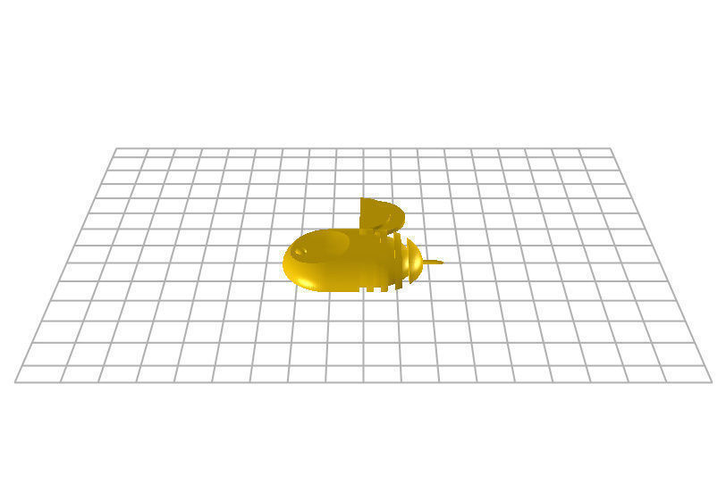 BEE miniature free 3D model 3D printable | CGTrader