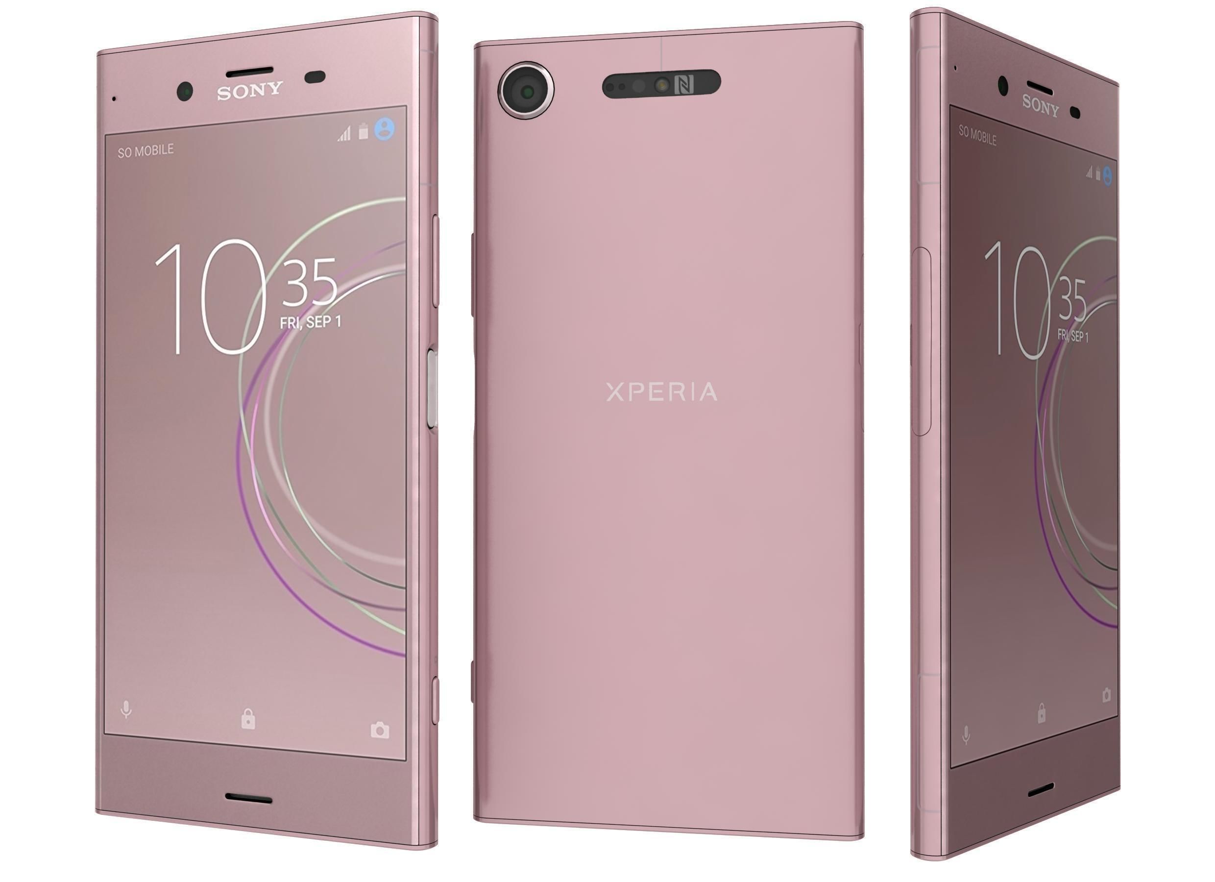 Sony Xperia XZ1 Venus Pink 3D | CGTrader