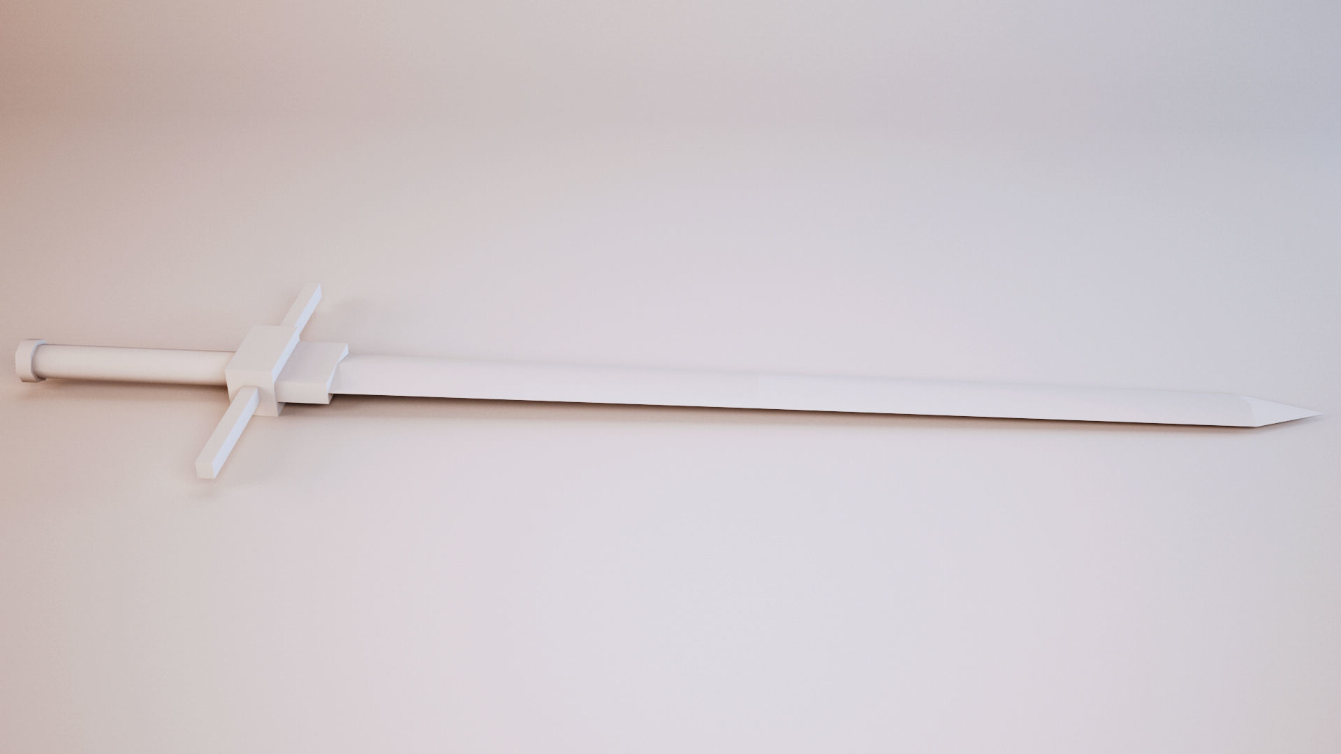 Simple low-poly sword free VR / AR / low-poly 3D model | CGTrader