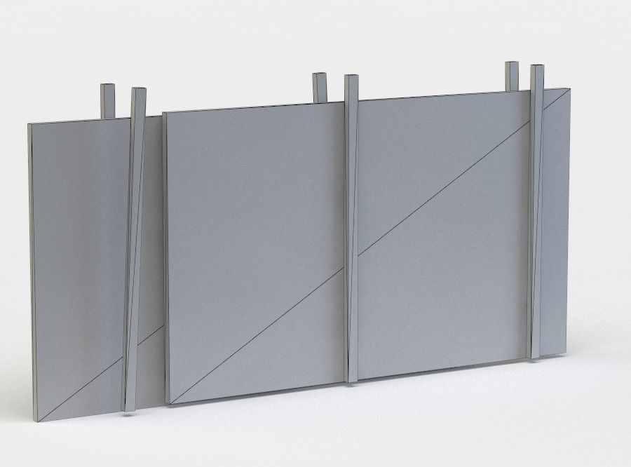 3D model Steel plates VR / AR / low-poly | CGTrader