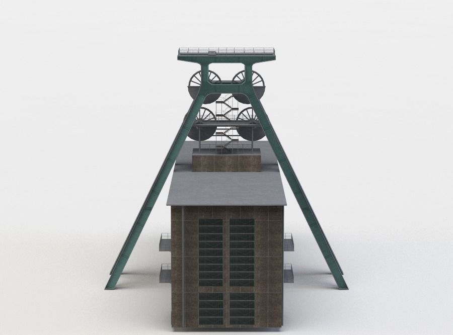 3D model Shaft tower VR / AR / low-poly | CGTrader