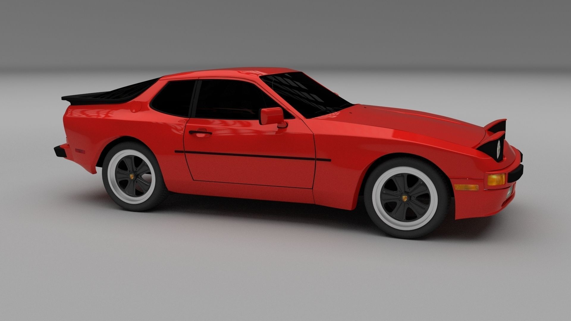 Porsche 944 3D model | CGTrader