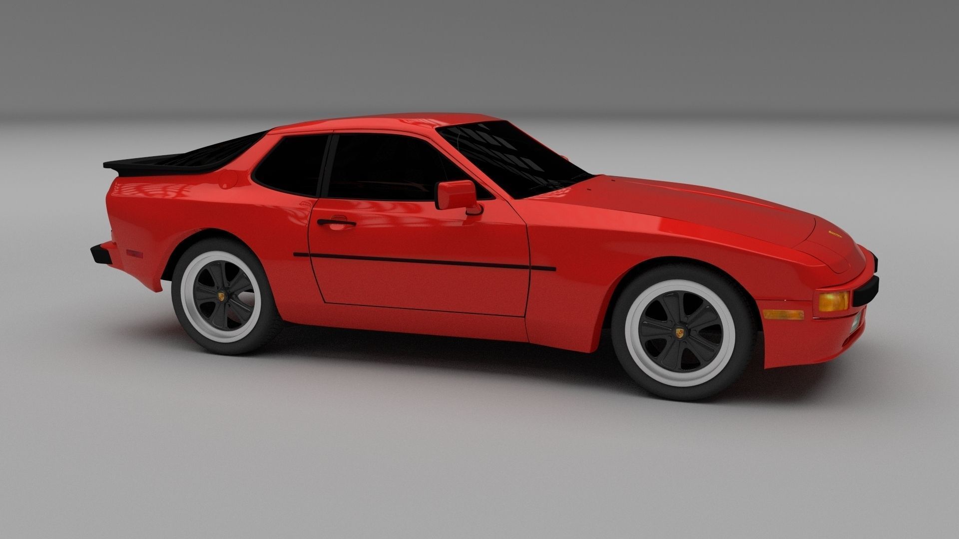 Porsche 944 3D model | CGTrader