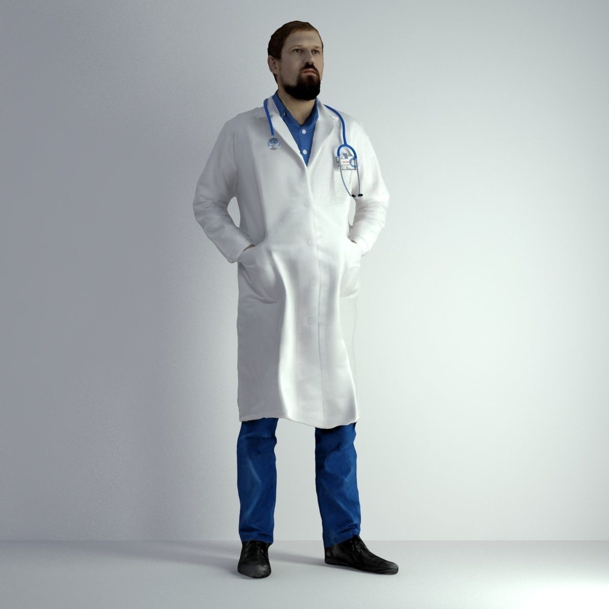 3D Scan Man Doctor 023 3D model | CGTrader
