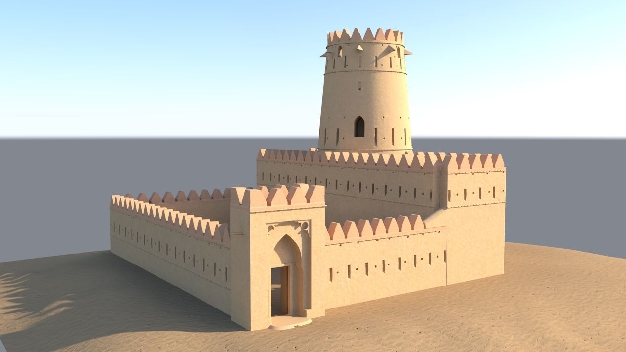 3D model Arab Fort VR / AR / low-poly | CGTrader