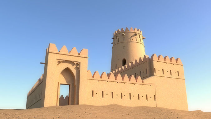 3D model Arab Fort VR / AR / low-poly | CGTrader