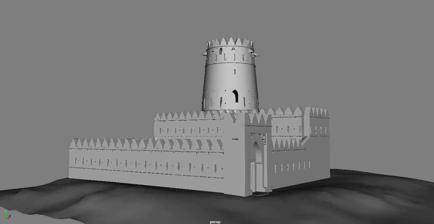 3D model Arab Fort VR / AR / low-poly | CGTrader