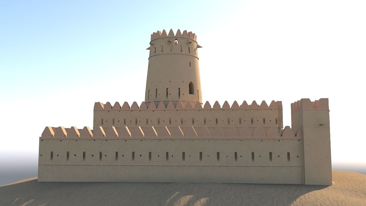 3D model Arab Fort VR / AR / low-poly | CGTrader