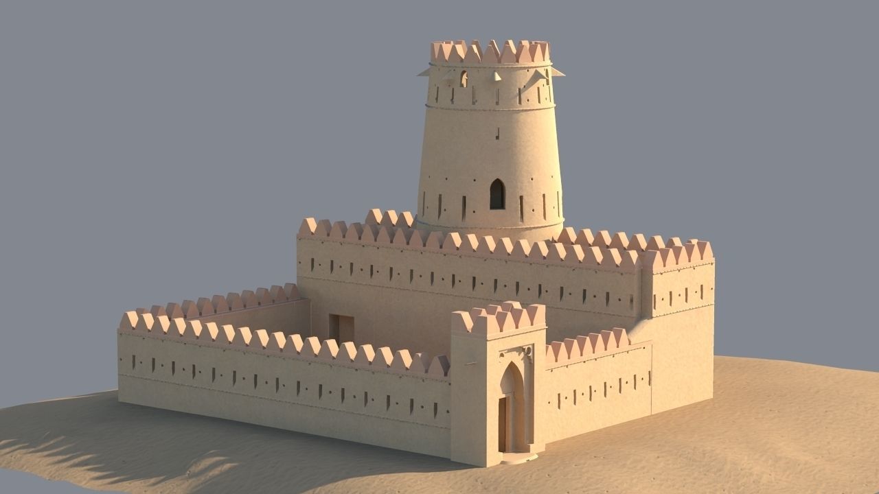 3D model Arab Fort VR / AR / low-poly | CGTrader