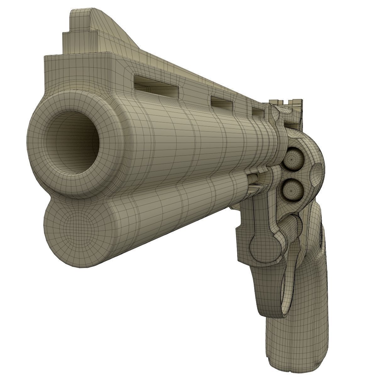 Revolver Colt python 357 magnum 3D model | CGTrader