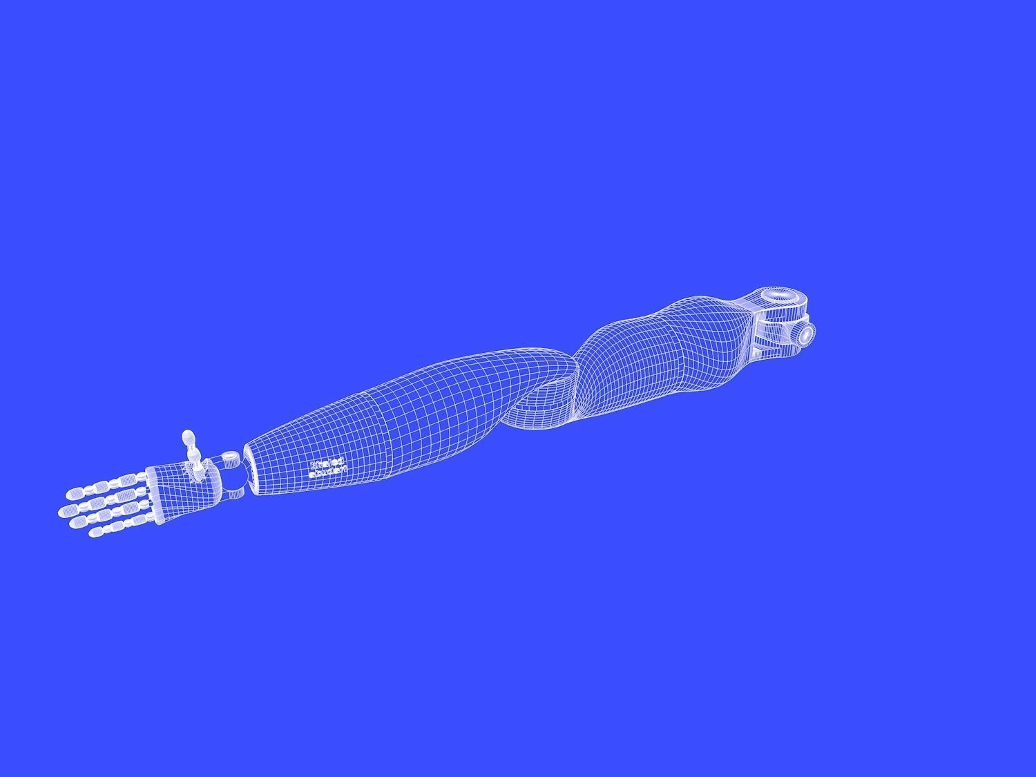 human arm robot rigged 3D model rigged | CGTrader